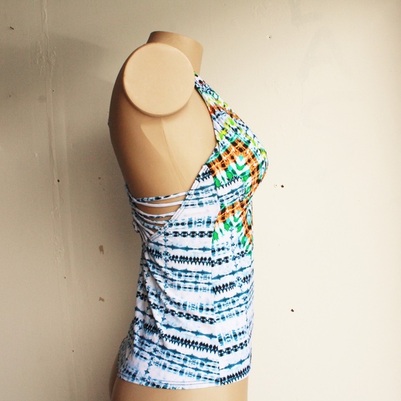 Bar III | Swim | New Bar Iii Tulum Tie Dye Macrame Tankini Top | Poshmark